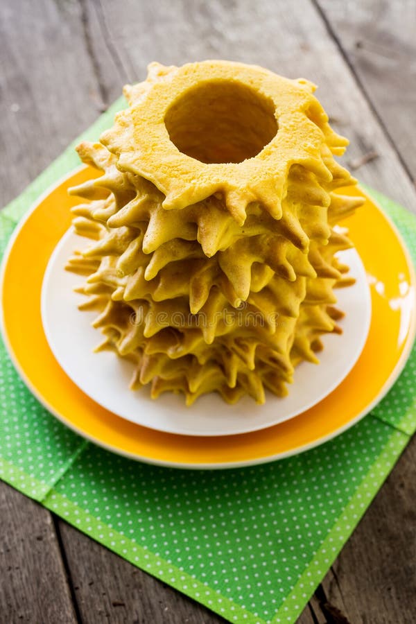 Tree Cake, Baumkuchen or Shakotis. Traditional Germany and Lithuania ...