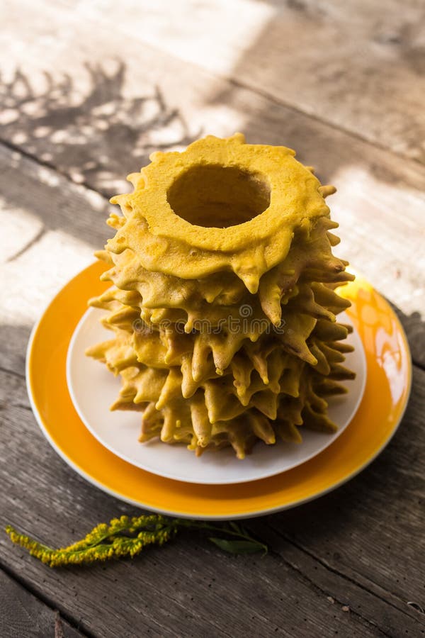 Tree Cake, Baumkuchen or Shakotis. Traditional Germany and Lithuania ...