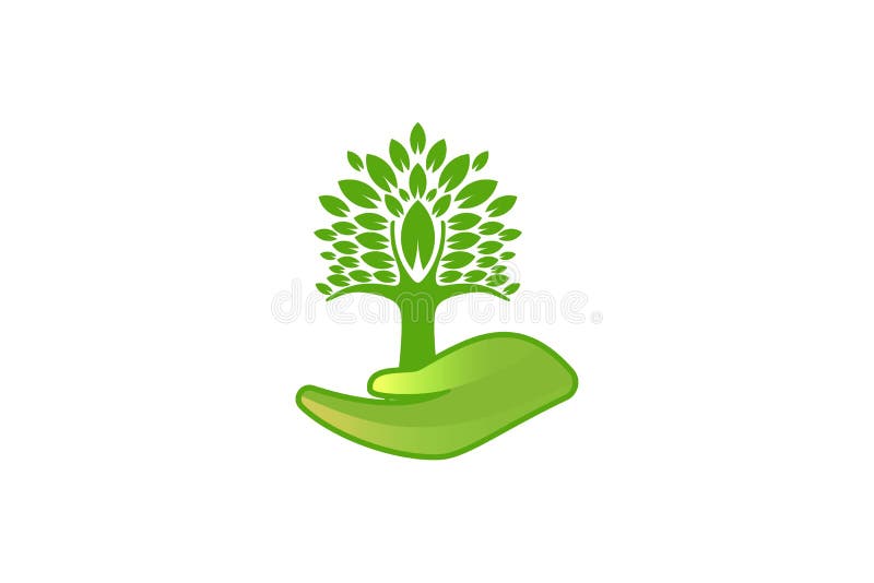 Tree Care Logo Inspiration Isolated on White Background. Stock Vector ...