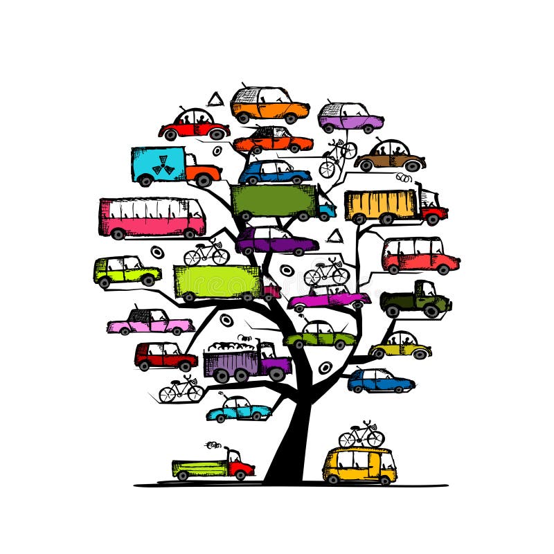 Tree Cars Stock Illustrations – 2,943 Tree Cars Stock Illustrations ...