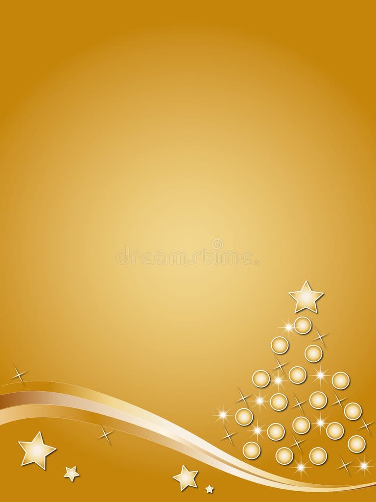 Starry Christmas Tree Gold Stock Illustrations – 1,952 Starry Christmas Tree Gold Stock ...