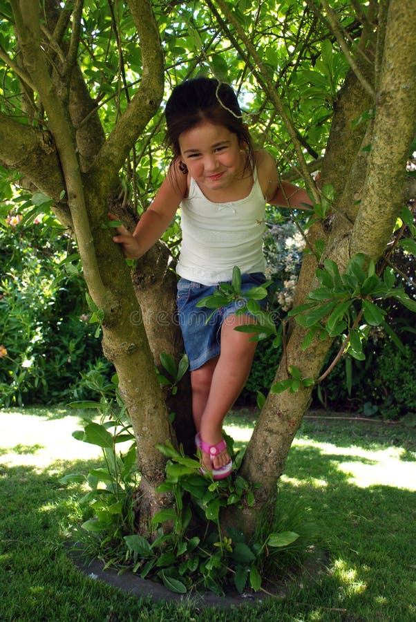 220 Little Pretty Girl Climbing Tree Stock Photos - Free & Royalty-Free ...
