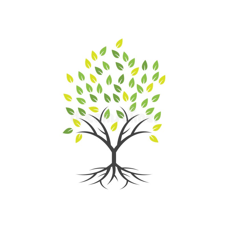 Tree Clip Art Graphic Design Template Vector Isolated Stock Vector ...