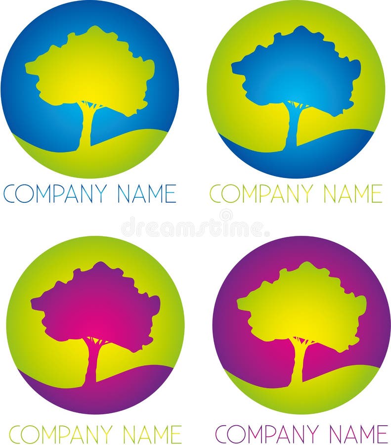 Tree company logo stock vector. Illustration of company - 28436883