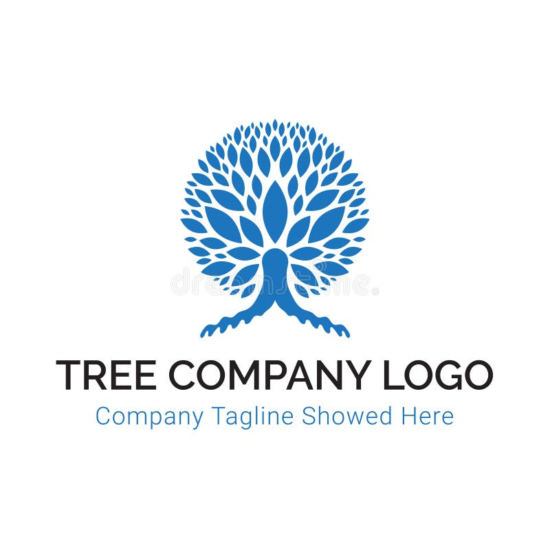 Tree Company Logo Template Icon Vector Illustration Stock Vector ...
