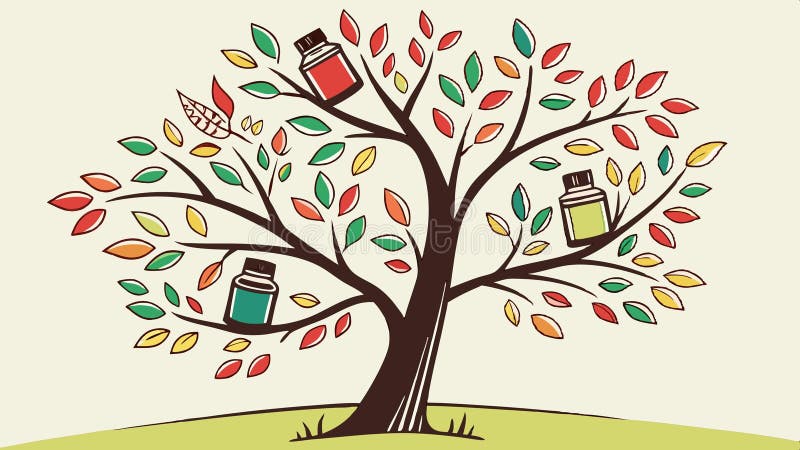 Tree with Compass and Magnifier, Direction and Pathfinding Analysis ...