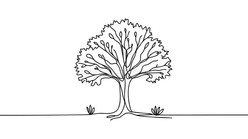 Tree Line Black White Stock Illustrations – 83,581 Tree Line Black ...