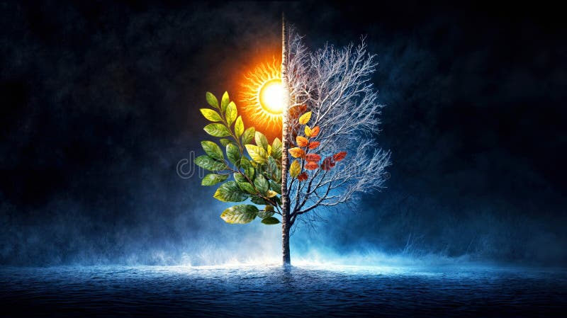 Tree of Contrasts: Symbolizing the Transition between Summer and Winter ...