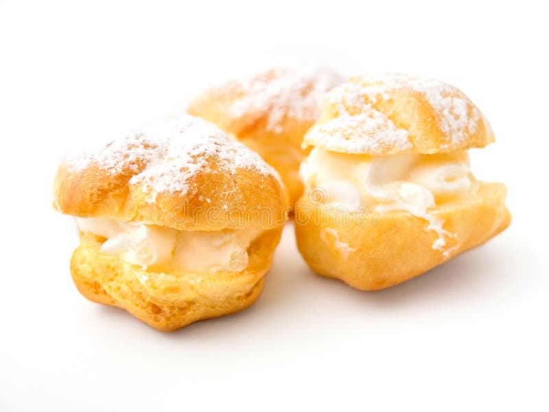 Tree cream puffs stock image. Image of gourmet, cuisine - 137092263