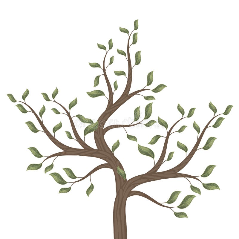 Curved Brown Branches Stock Illustrations – 546 Curved Brown Branches ...