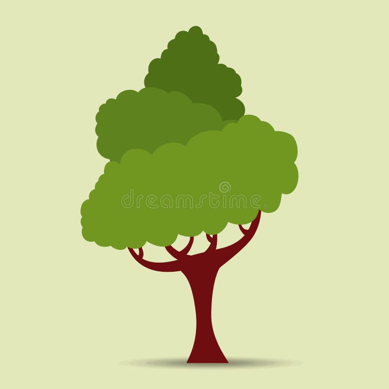 Tree design stock vector. Illustration of autumn, abstract - 58432183