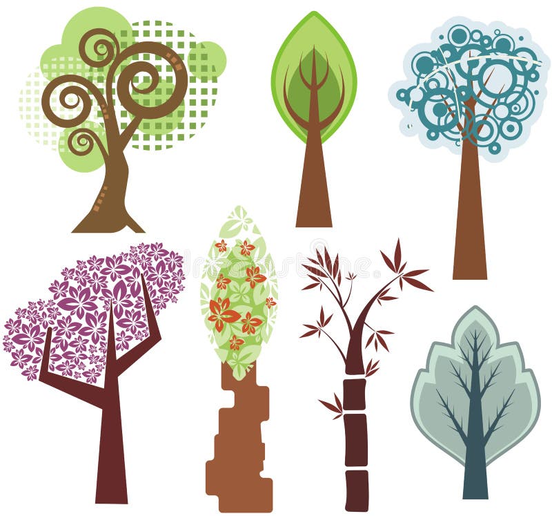 Tree design series stock vector. Illustration of life - 2375670