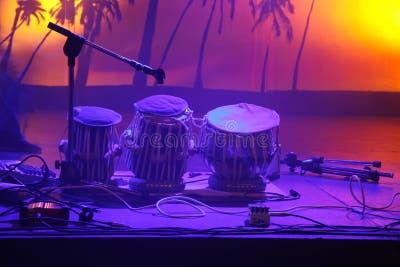 Tree drums stock image. Image of music, platform, orange - 4758297