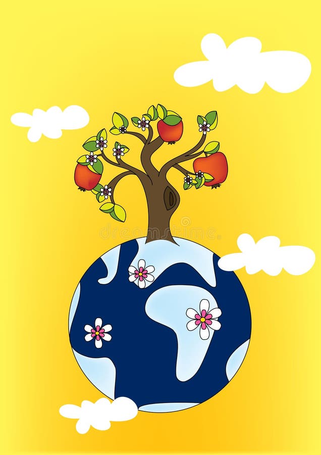 Tree In Earth And Its Roots Stock Vector - Illustration of leaves ...