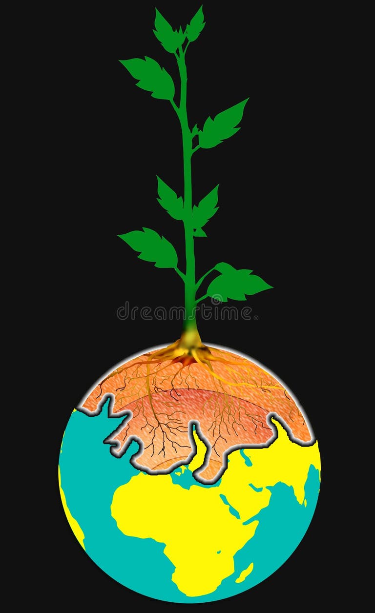 Tree Roots Earth Stock Illustrations – 14,100 Tree Roots Earth Stock ...