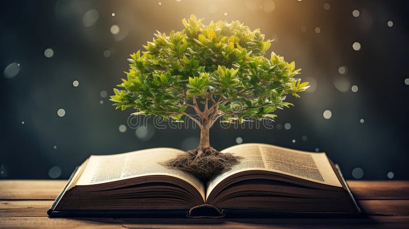 Tree of education stock illustration. Illustration of forest - 296275728