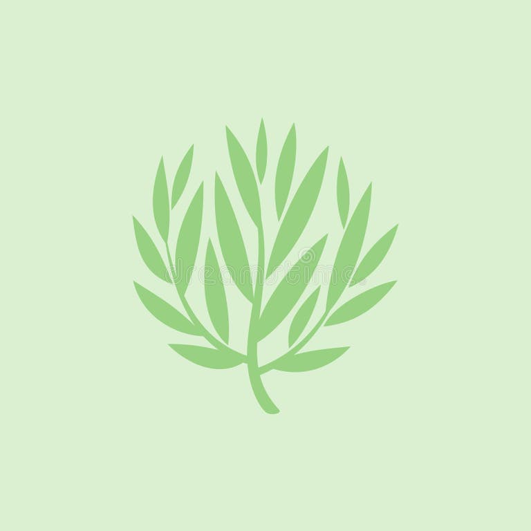 Tree. Vector Logo Mark Template or Visual Element for Topiary Artist or ...