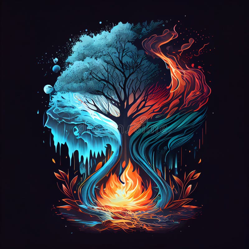 Fire Ice Font Stock Illustrations – 111 Fire Ice Font Stock ...