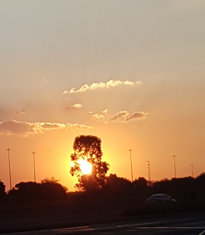 Fire Sunset at Mountains. Sky and Clouds Texture Stock Photo - Image of ...