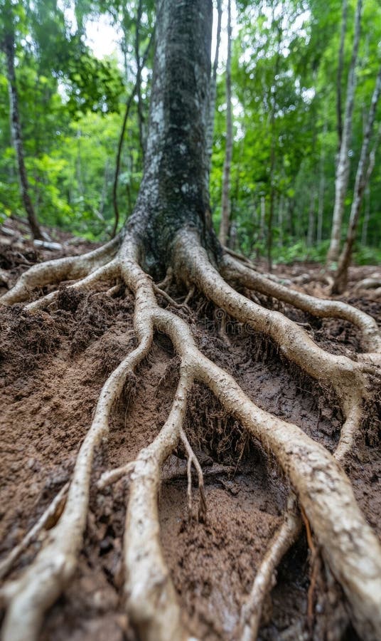 Tree Foundations - Elaborate Subterranean Network, Maximizing Moisture ...