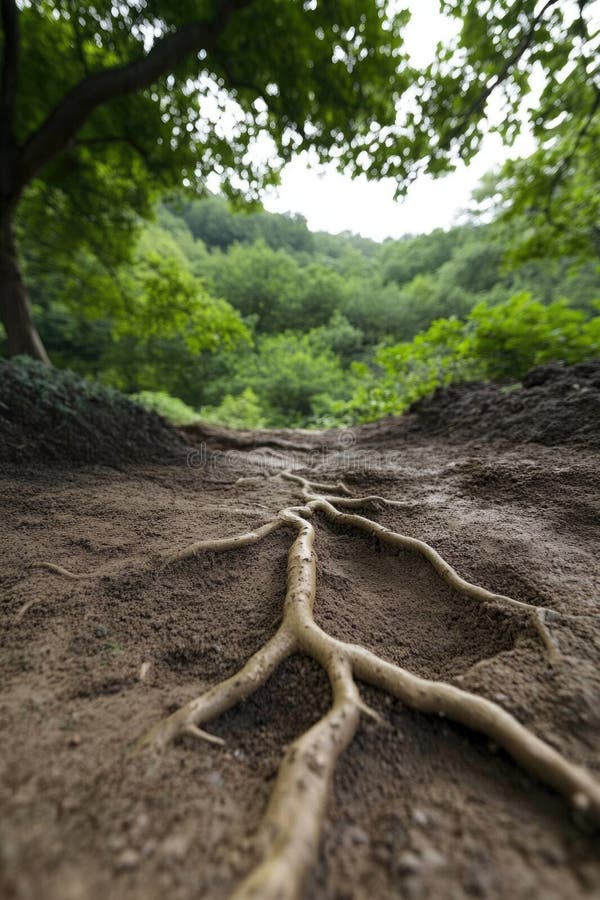 Tree Foundations - Elaborate Subterranean Network, Maximizing Moisture ...