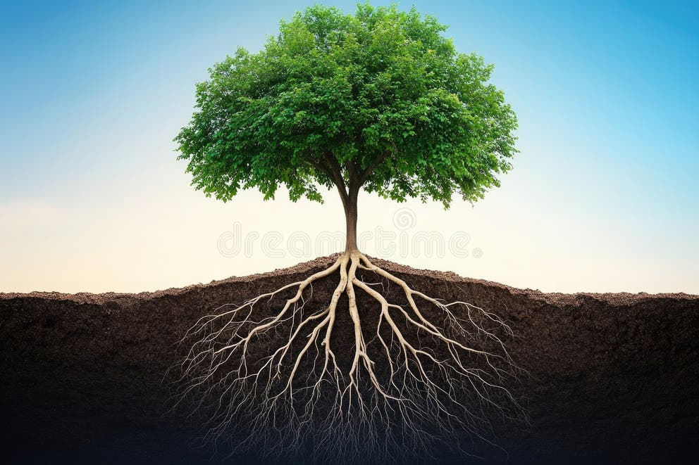 Tree Foundations - Elaborate Subterranean Network, Maximizing Moisture ...