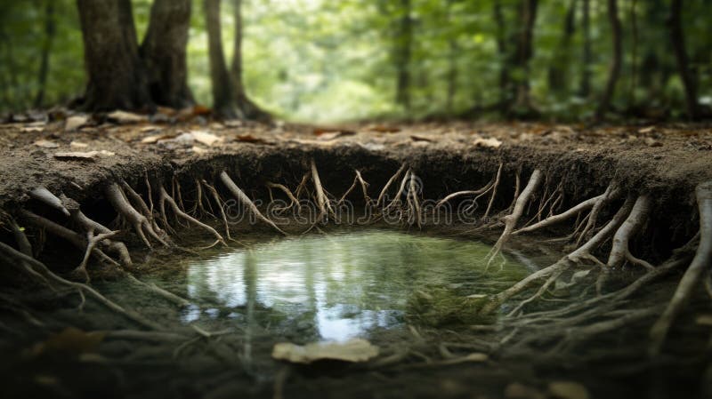 Tree Foundations - Elaborate Subterranean Network, Maximizing Moisture ...