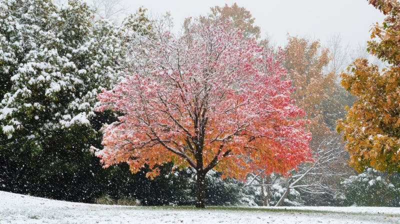 Tree through the Four Seasons Stock Illustration - Illustration of four ...