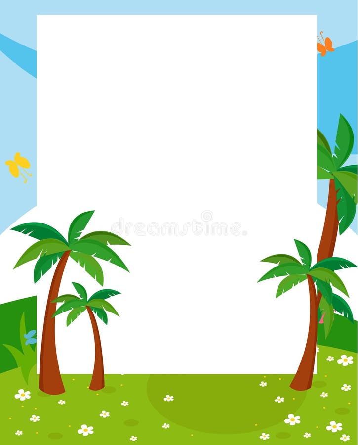 Tree frame stock vector. Illustration of background, abstract - 24466344