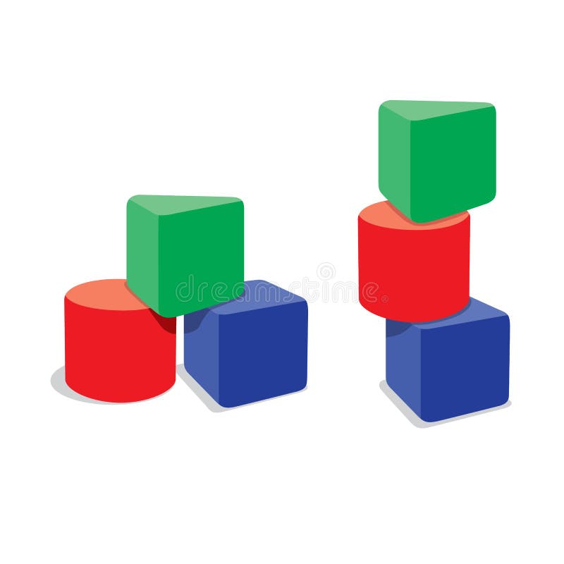 Tree in blocks with text stock vector. Illustration of brochure - 13505846