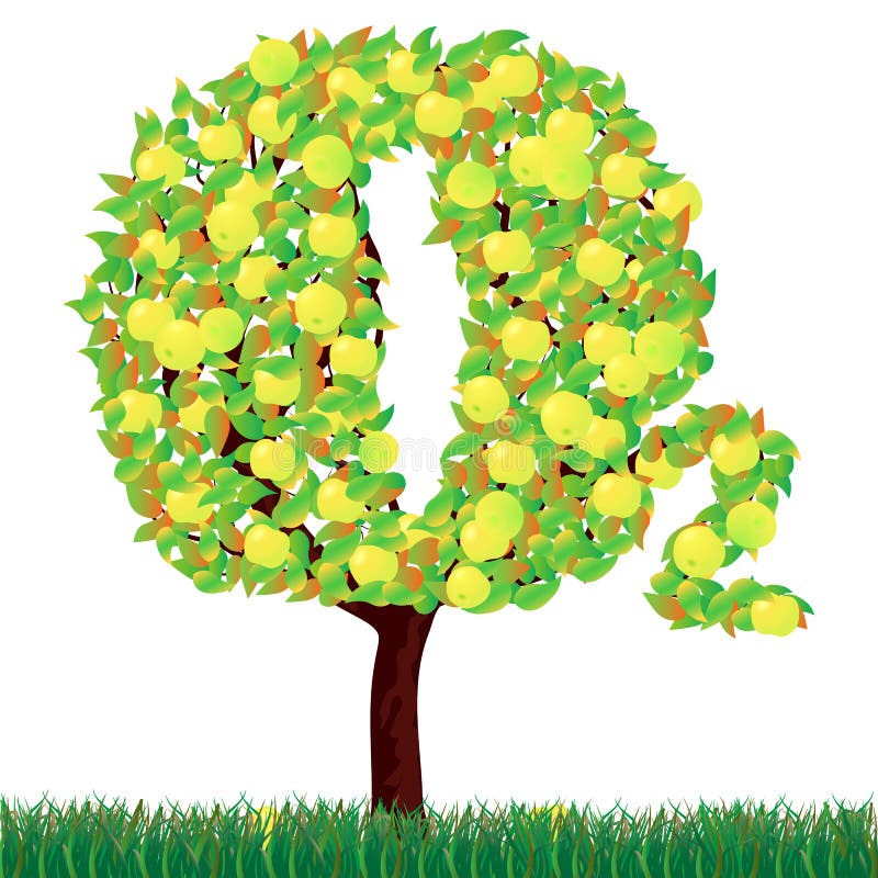 Exclusive. Autumn Tree in the Form of the Chemical Formula of Oxygen ...