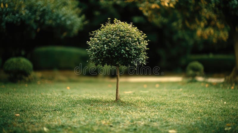 Tree in Grass Field stock image. Image of lawn, farm - 380127537