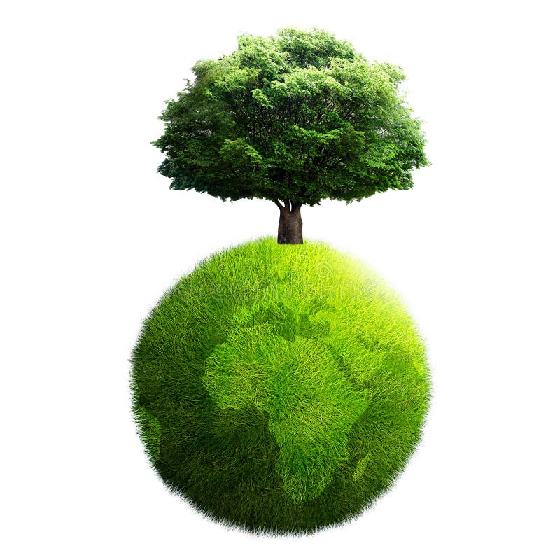 Tree Roots Covering the Planet Stock Image - Image of planet, last ...