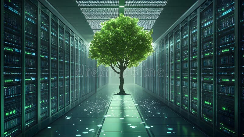 Tree Growing in Data Center: Nature Meets Technology in a Cutting-edge ...