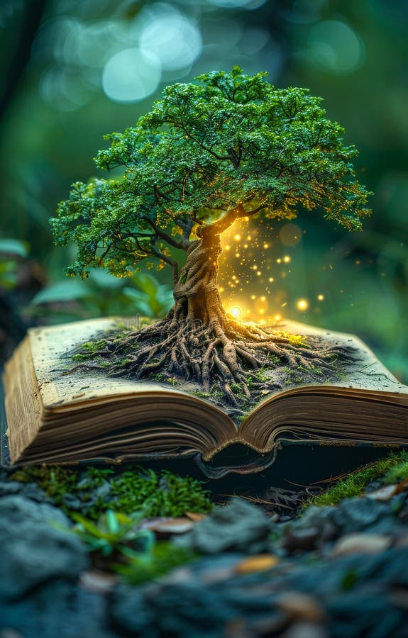 Open Book Tree Growing Out Stock Photos - Free & Royalty-Free Stock ...