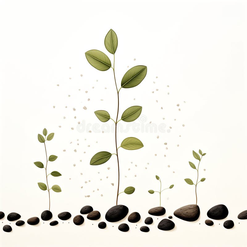 Seeds of Tomorrow in Abstract Illustration Stock Illustration ...