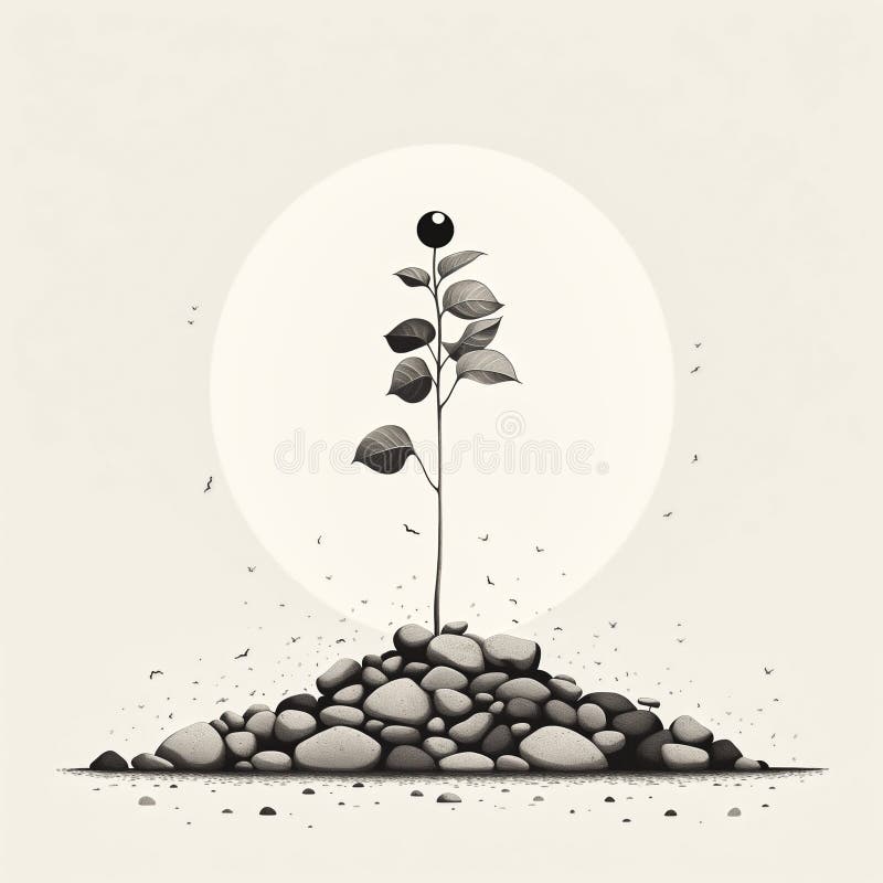 Seeds of Tomorrow in Abstract Illustration Stock Illustration ...