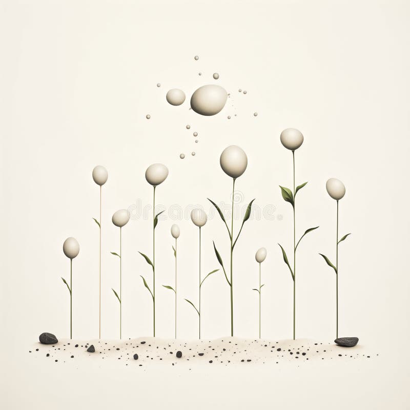 Seeds of Tomorrow in Abstract Illustration Stock Illustration ...