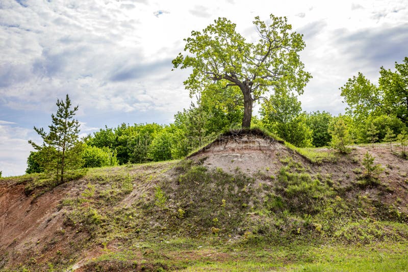 Unusual Rock Formations in the Form of Multi-colored Layers of Rocks ...