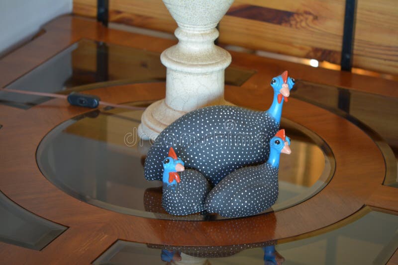 Tree Guinea Fowl Ornaments. Stock Image - Image of quine, guinea: 255515015