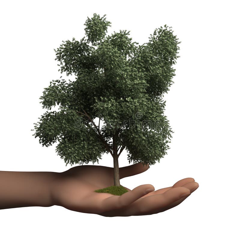 Hand Holding Giving Tree Stock Illustrations – 340 Hand Holding Giving ...