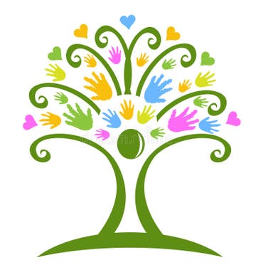 Helping Hands Tree Stock Illustrations – 393 Helping Hands Tree Stock ...