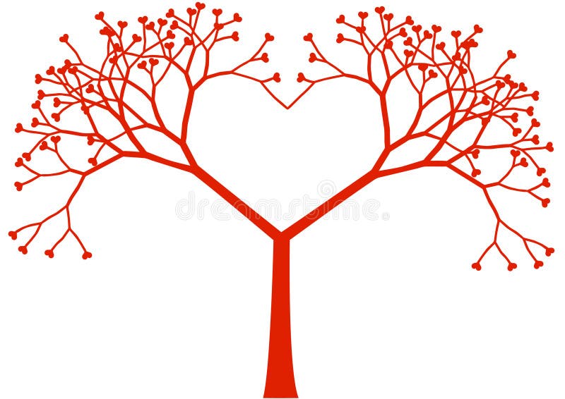 Tree of Life, Heart Tree, Vector Stock Vector - Illustration of graphic ...