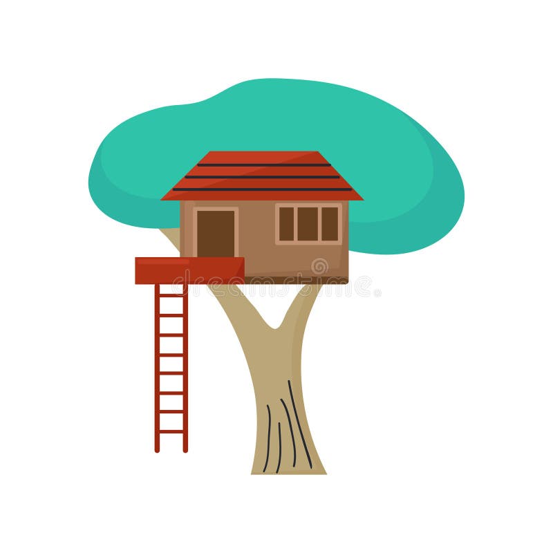 Tree House Icon Clipart Logtotype Isolated Vector Illustration Stock ...