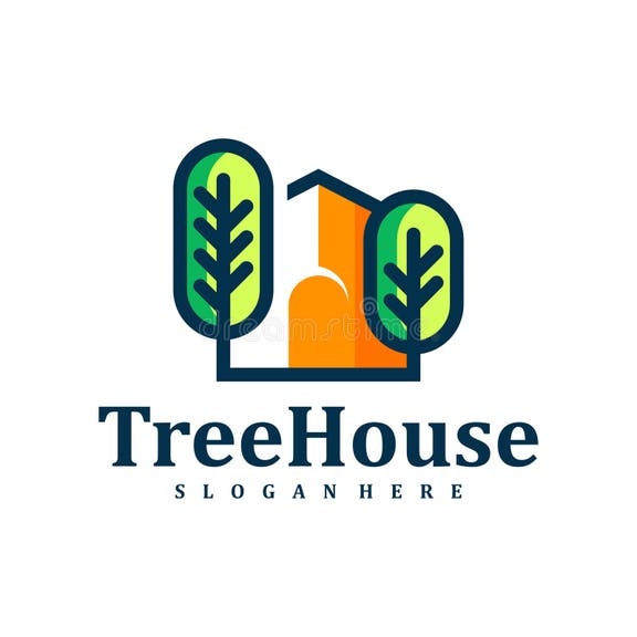 Tree House Logo Design Template. Creative House Tree Logo Vector ...