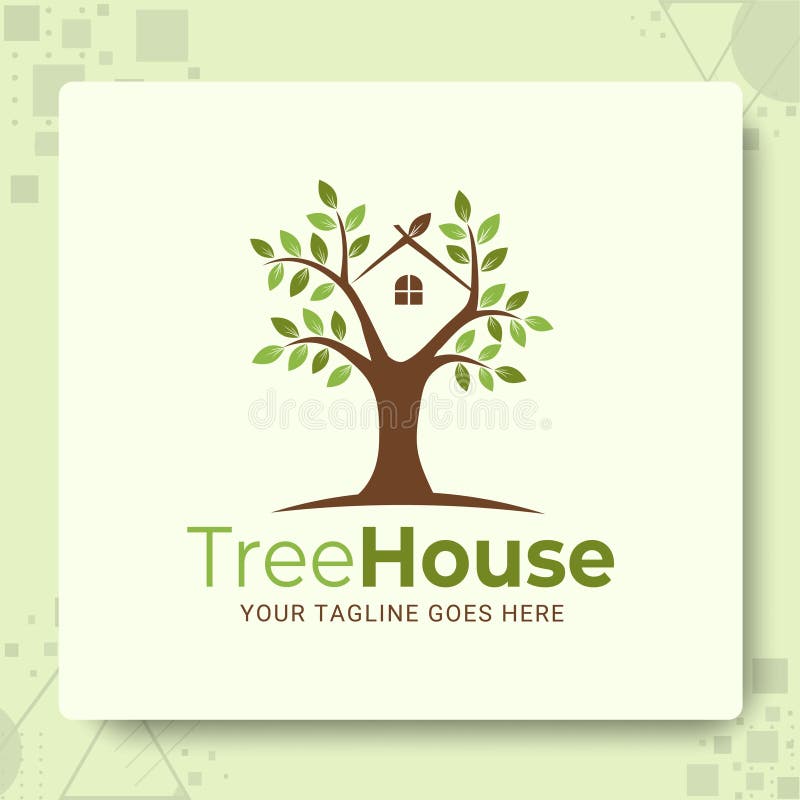 Tree House Inspiration Logo Design Vector Template Stock Vector ...
