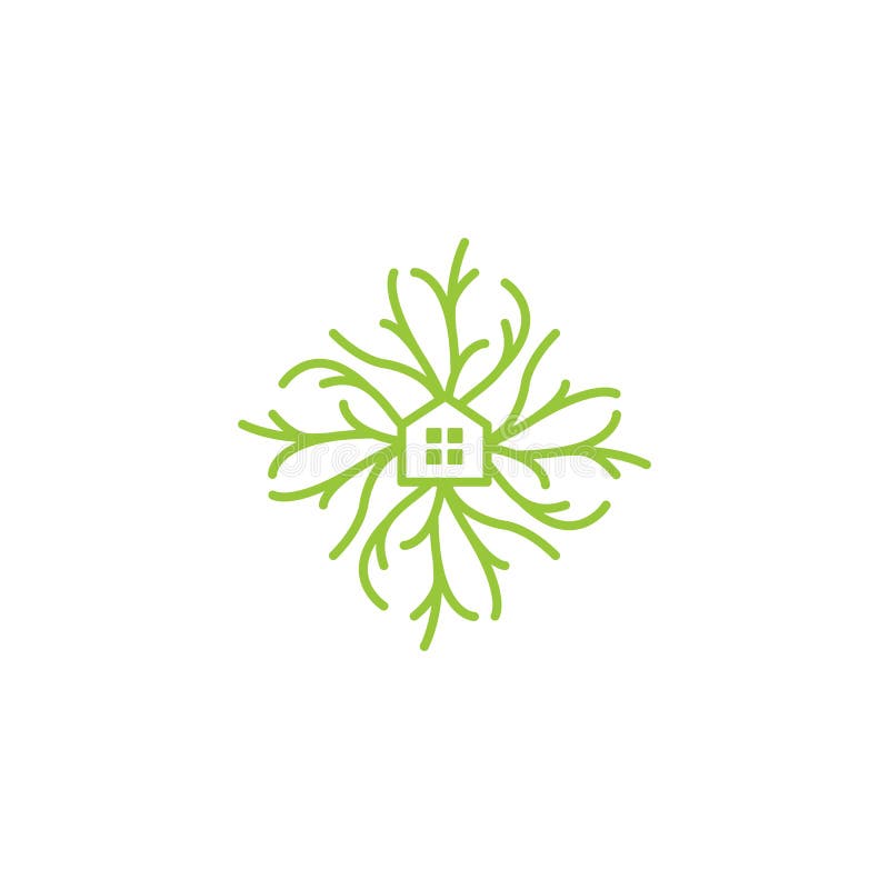 House Root Logo Stock Illustrations – 483 House Root Logo Stock ...