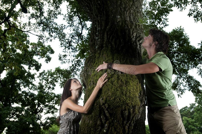 Tree Hugging stock image. Image of environmental, caucasian - 15782197