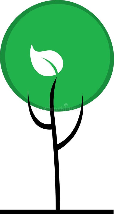 Tree stock vector. Illustration of clouds, squiggle, icon - 5387537