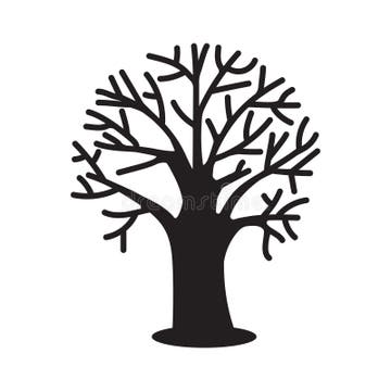 Simple Leafless Tree Silhouette Stock Illustrations – 164 Simple ...